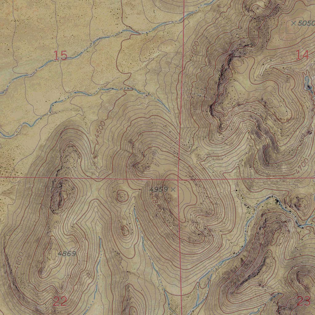 NM-GOOD SIGHT PEAK: GeoChange 1971-2014 Map by Western Michigan ...