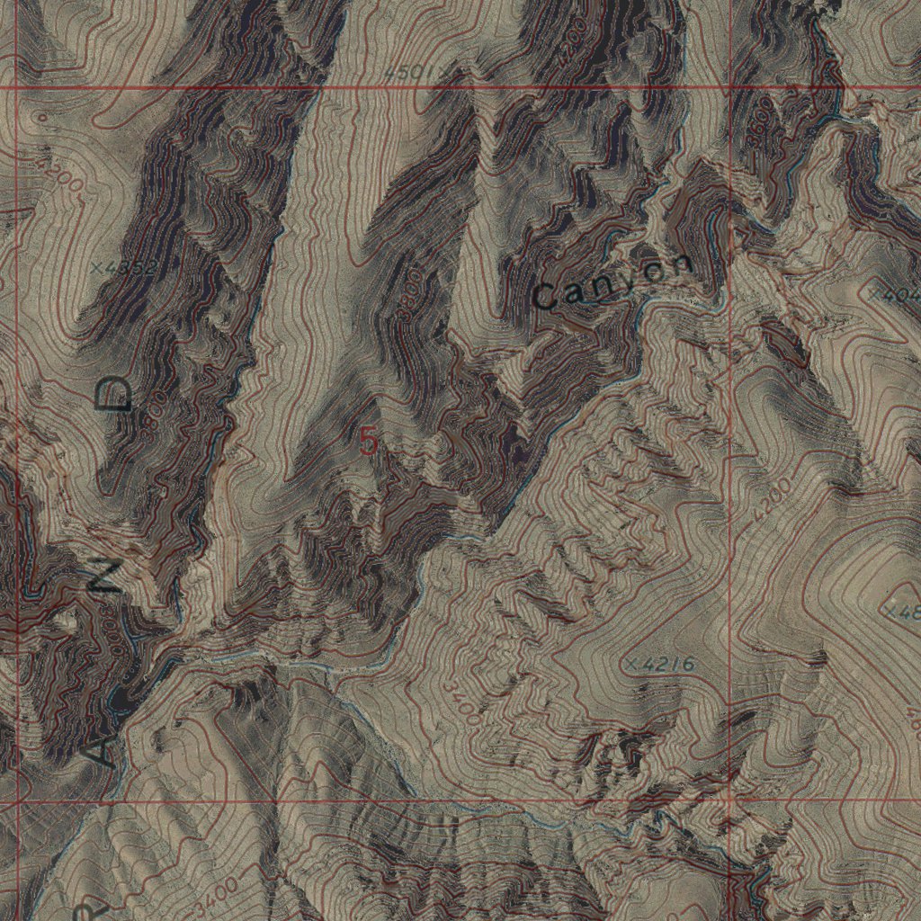 AZ-GRAND GULCH BENCH: GeoChange 1970-2010 Map by Western Michigan ...