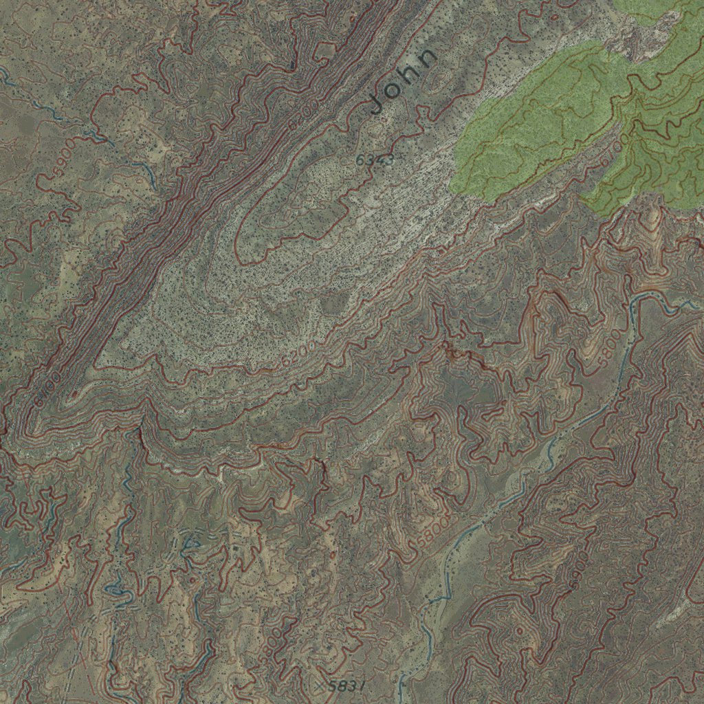AZ-JOHN DAW MESA: GeoChange 1968-2012 Map by Western Michigan ...