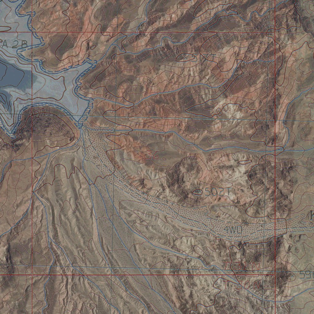 NV-AZ-HOOVER DAM: GeoChange 1977-2010 Map by Western Michigan ...