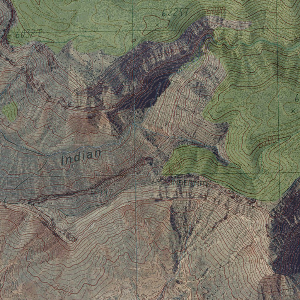 AZ-FISHTAIL MESA: GeoChange 1982-2010 Map by Western Michigan ...