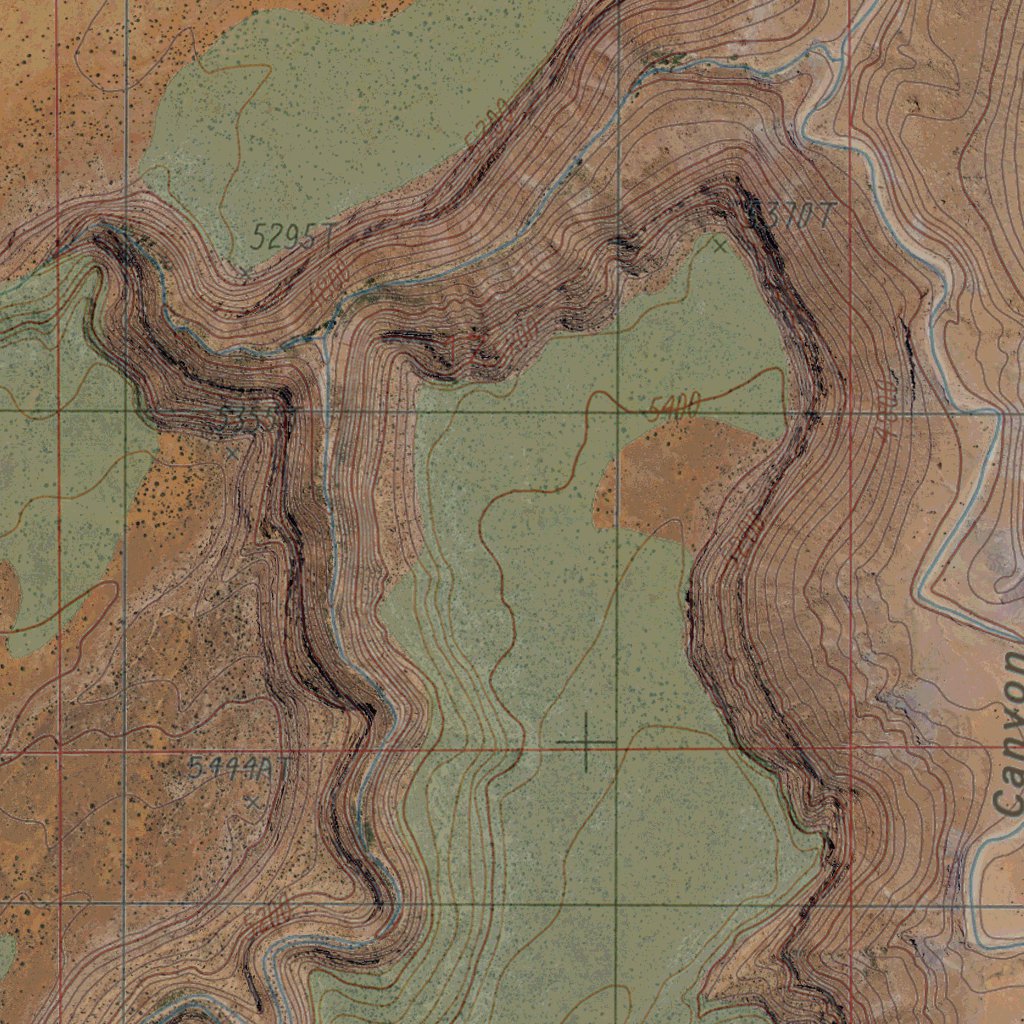 UT-AZ DEEP CANYON SOUTH: GeoChange 1981-2011 Map by Western Michigan ...