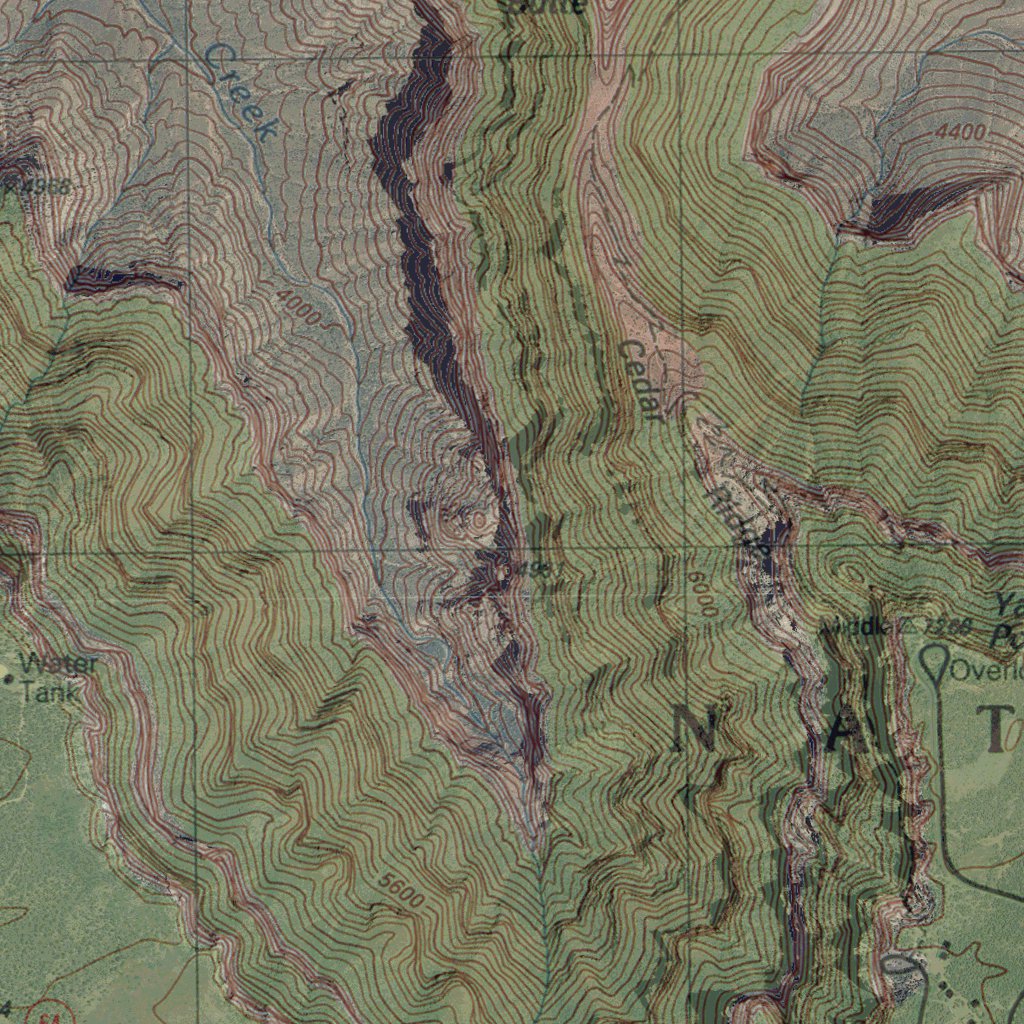 AZ-PHANTOM RANCH: GeoChange 1982-2010 Map by Western Michigan ...
