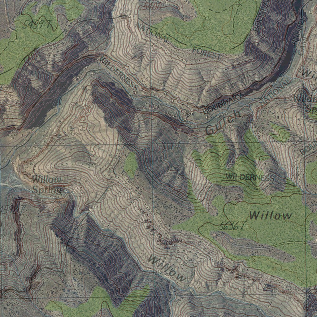AZ-GUNSIGHT POINT: GeoChange 1983-2010 Map by Western Michigan ...