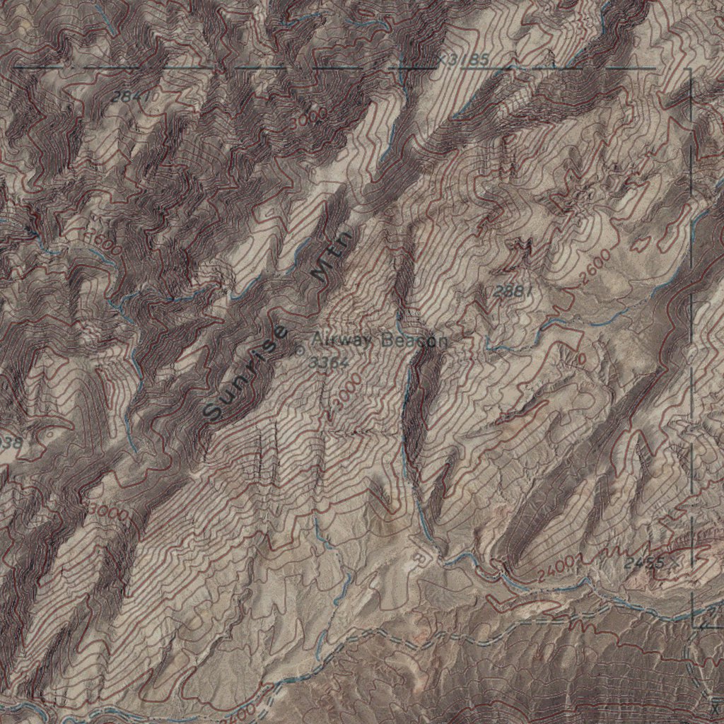 NV-FRENCHMAN MOUNTAIN: GeoChange 1969-2010 Map by Western Michigan ...