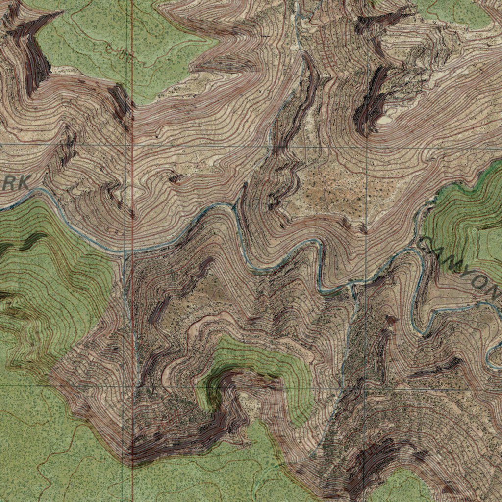 UT-BLACK STEER CANYON: GeoChange 1981-2011 Map by Western Michigan ...