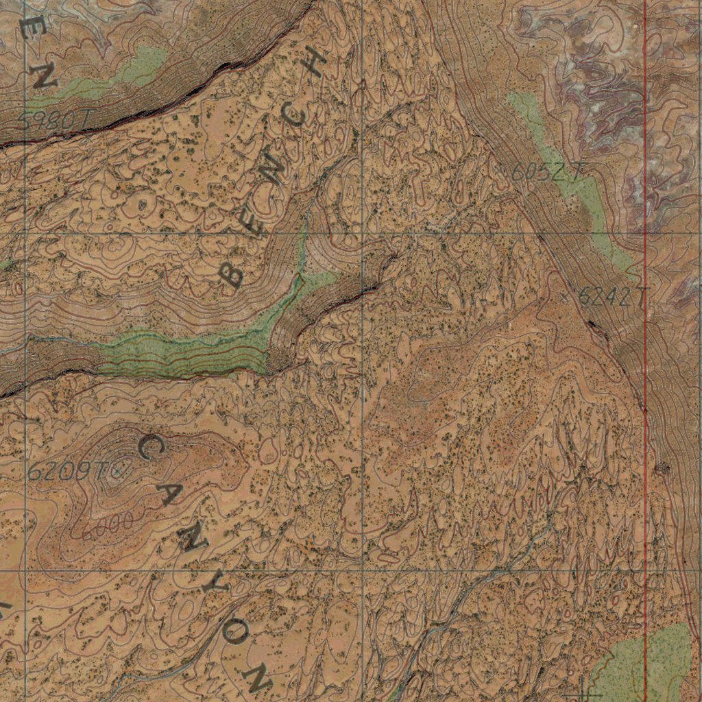 UT-HORSE PASTURE MESA: GeoChange 1981-2011 Map by Western Michigan ...