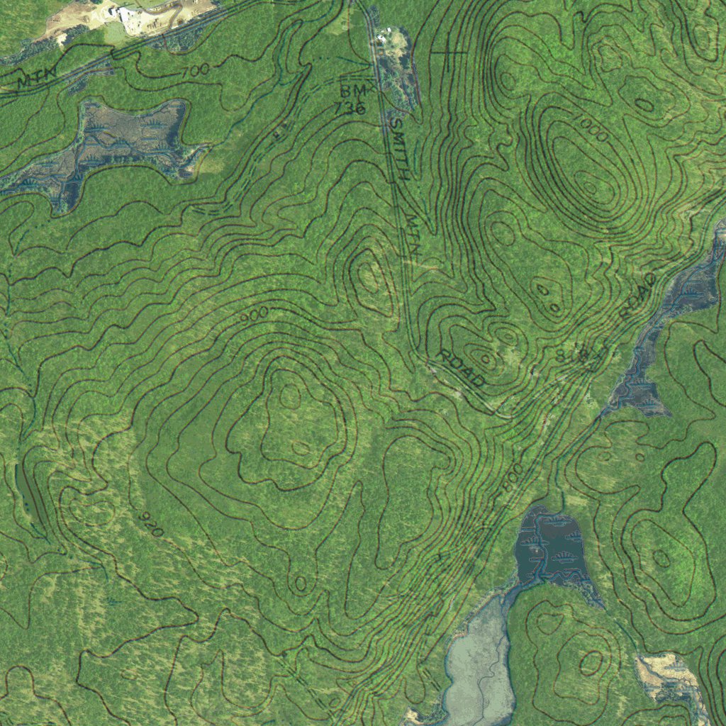 NY-LAKE LUZERNE: GeoChange 1965-2015 Map by Western Michigan University ...