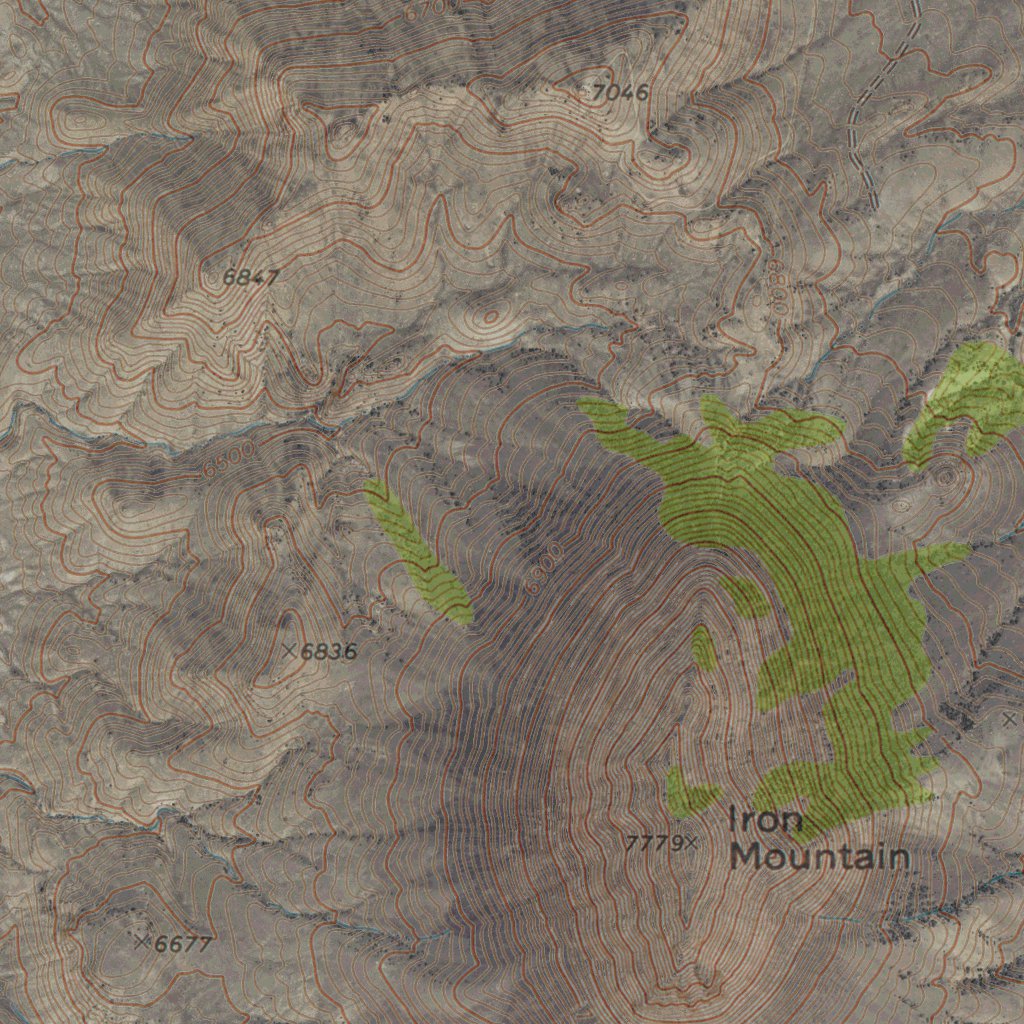 NV-IRON MOUNTAIN: GeoChange 1967-2010 Map by Western Michigan ...