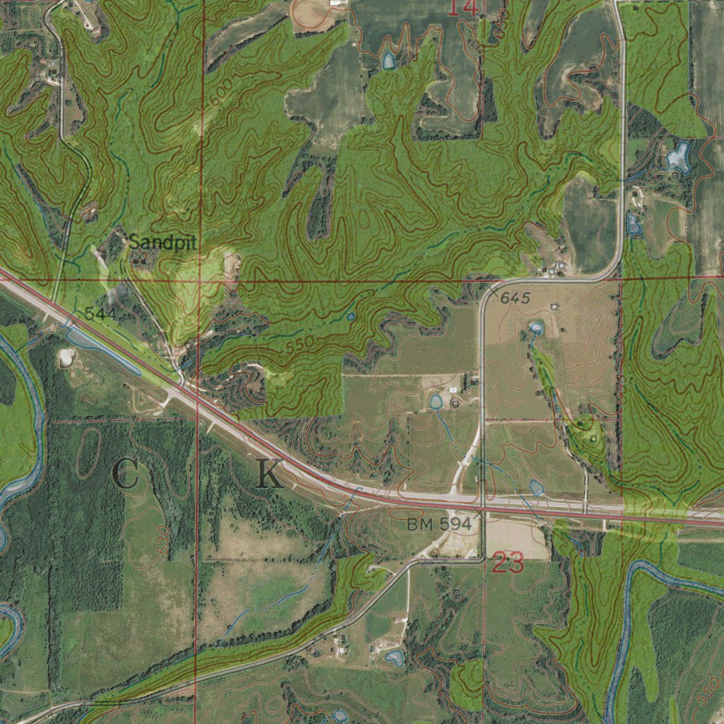 IL-FOUNTAIN GREEN: GeoChange 1973-2012 Map by Western Michigan ...