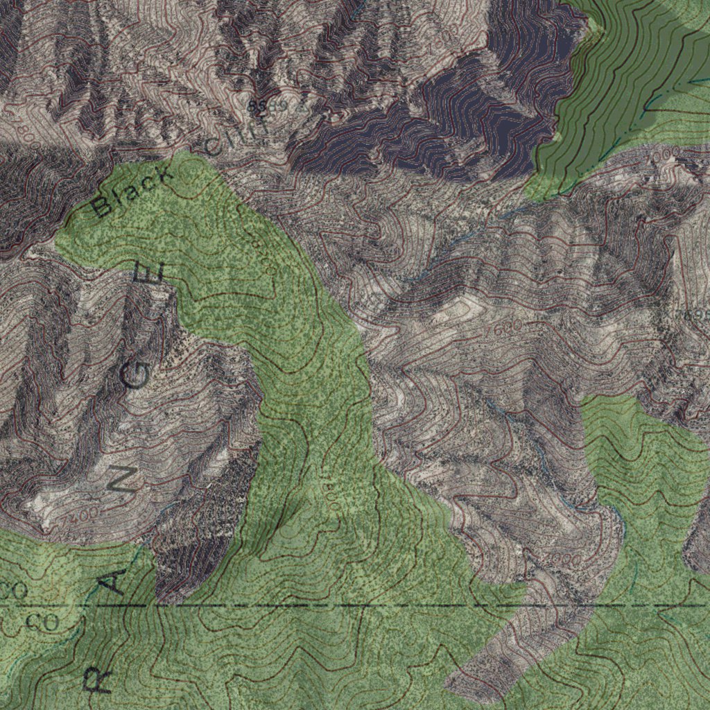 NV-TIMBER MOUNTAIN PASS EAST: GeoChange 1970-2010 Map by Western ...
