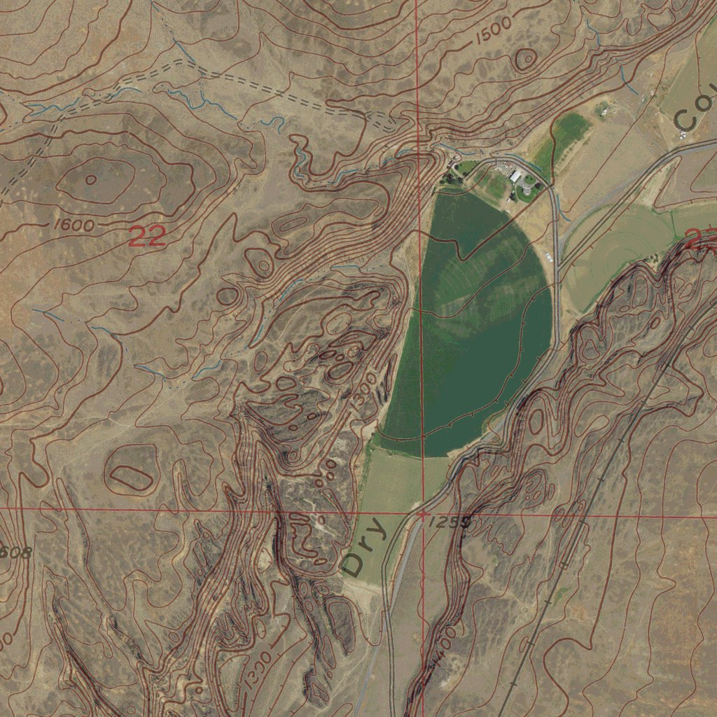 WA-SOAP LAKE: GeoChange 1954-2015 Map by Western Michigan University ...
