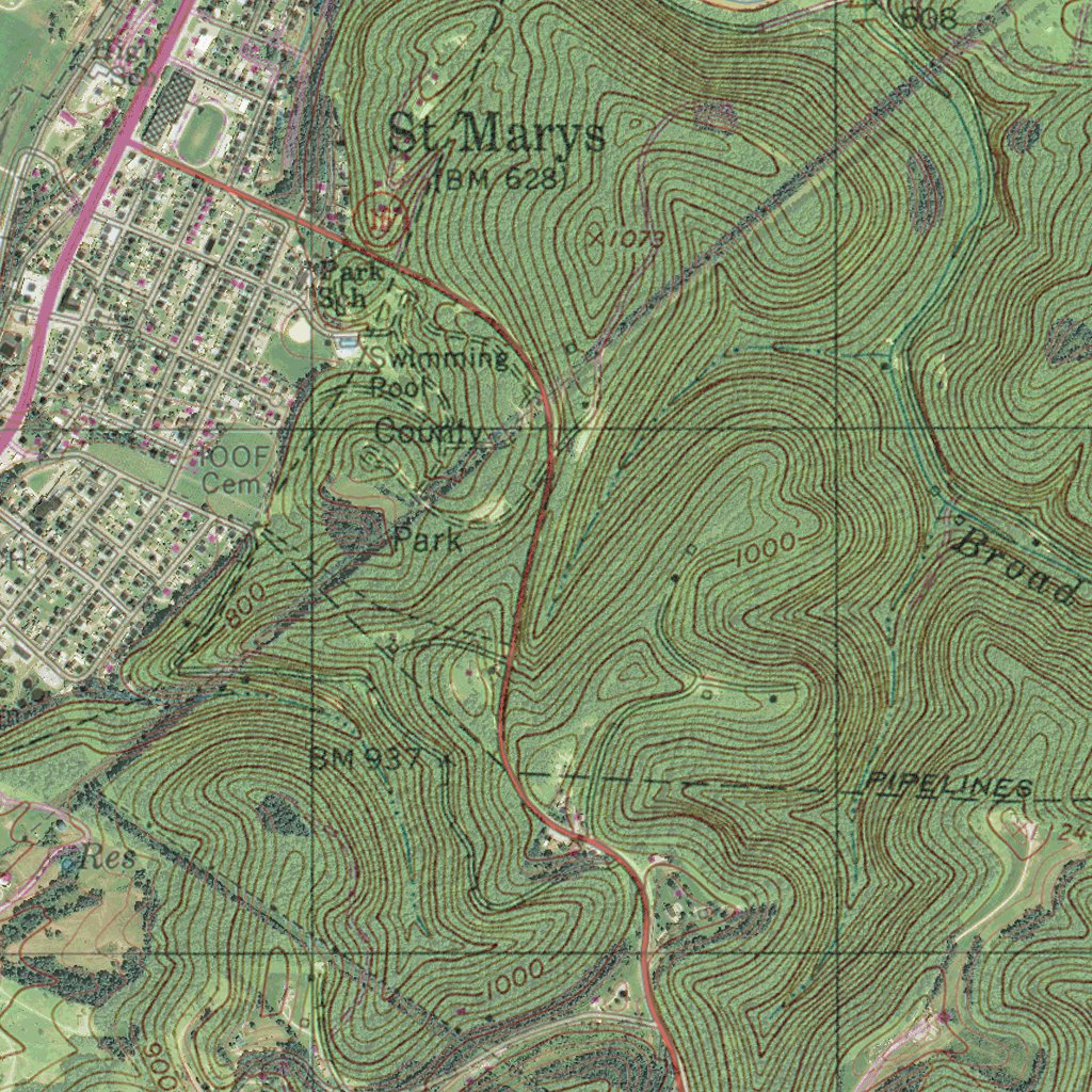 WV-OH-RAVEN ROCK: GeoChange 1956-2013 Map by Western Michigan ...