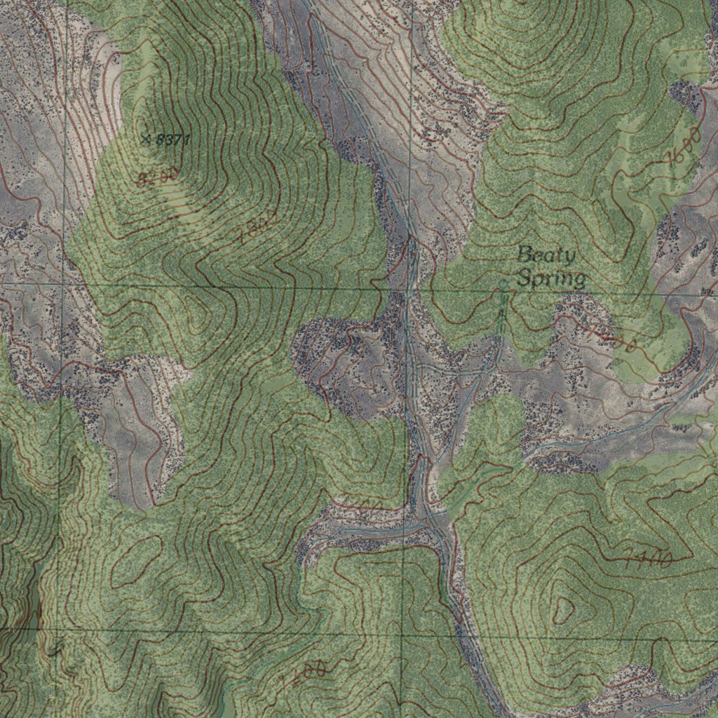 NV-BLUE EAGLE MOUNTAIN: GeoChange 1962-2010 Map by Western Michigan ...