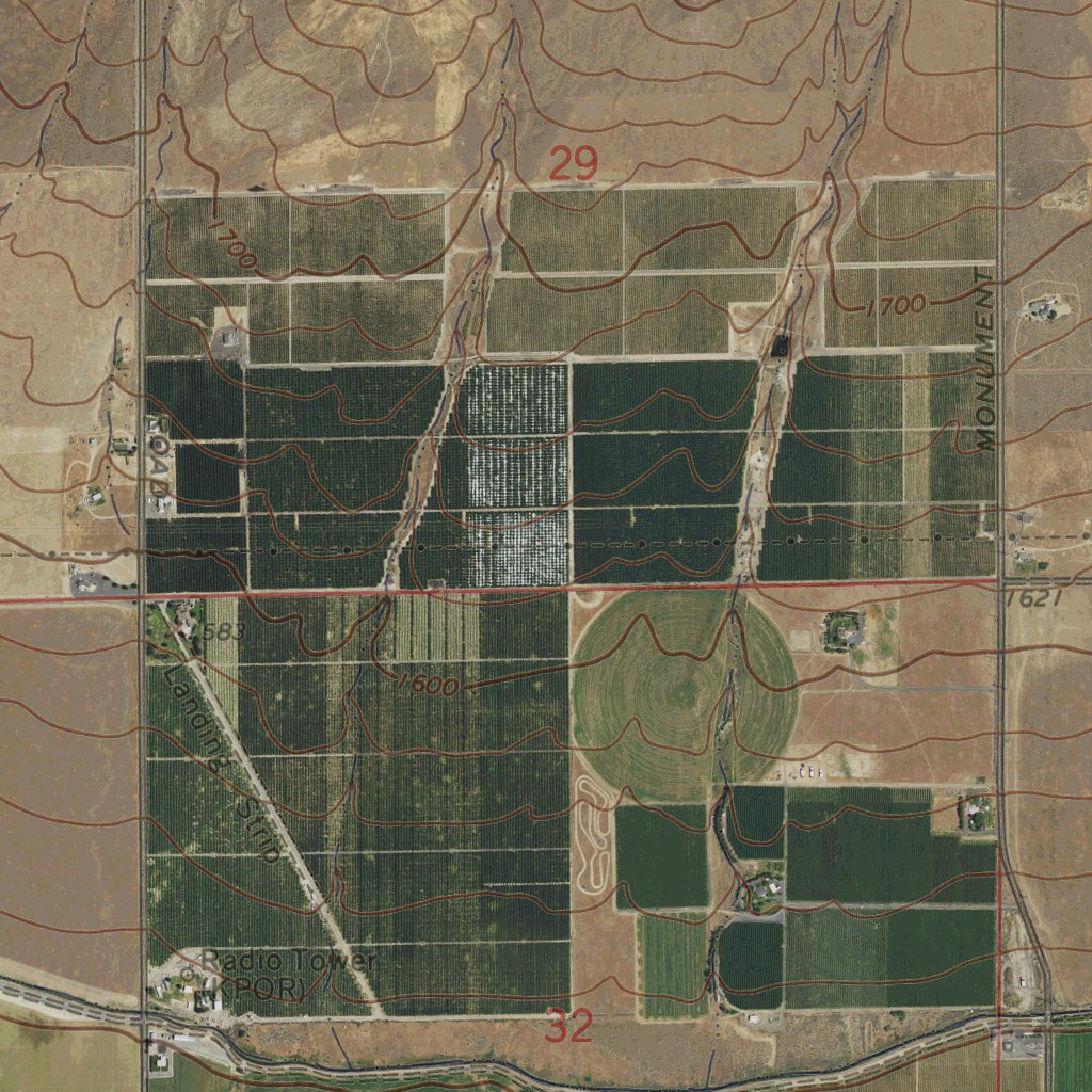 WA-MONUMENT HILL: GeoChange 1964-2015 Map by Western Michigan ...
