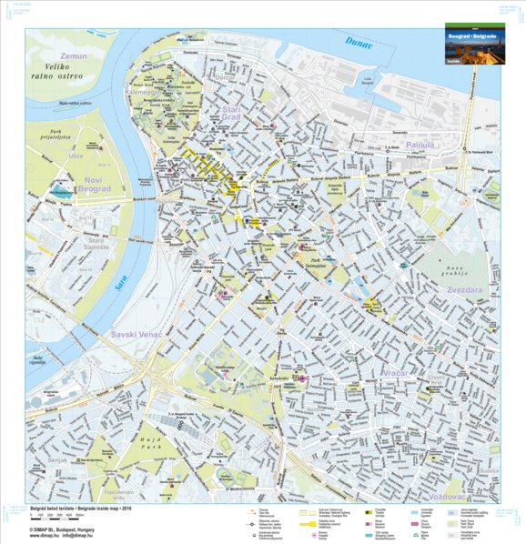 Belgrade Map by DIMAP Bt. | Avenza Maps