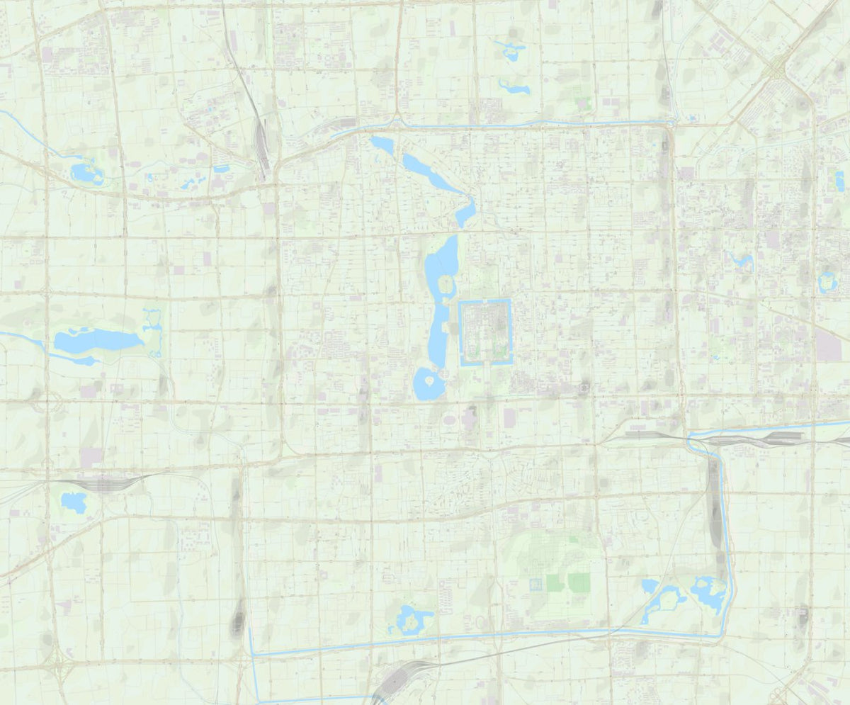 Beijing Tourist Street Map by Paul Johnson - Offline Maps | Avenza Maps