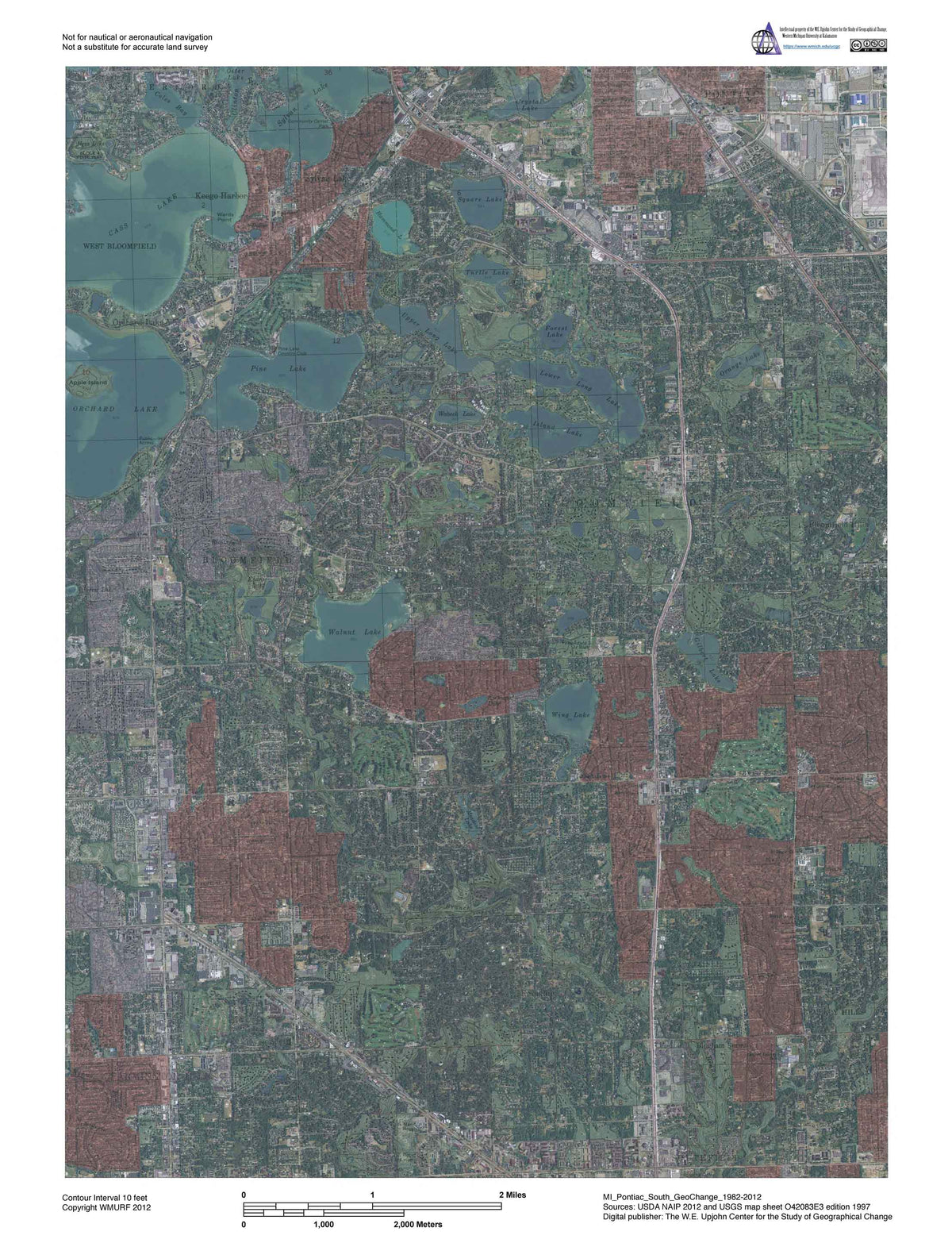 Dodge 4 State Park, Michigan (Bundle) Map by Western Michigan ...