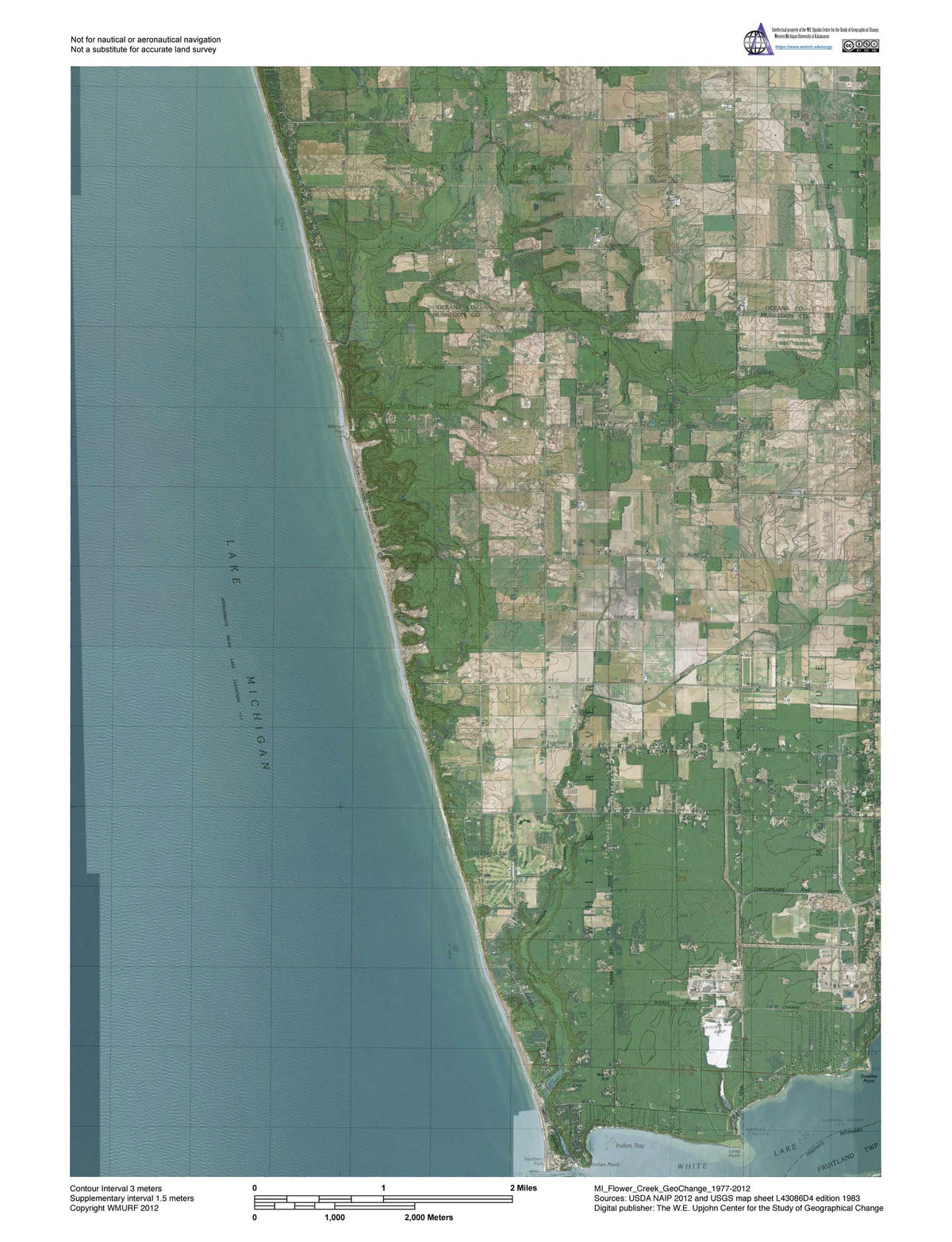 Hart-Montague Trail State Park, Michigan (Bundle) Map by Western ...