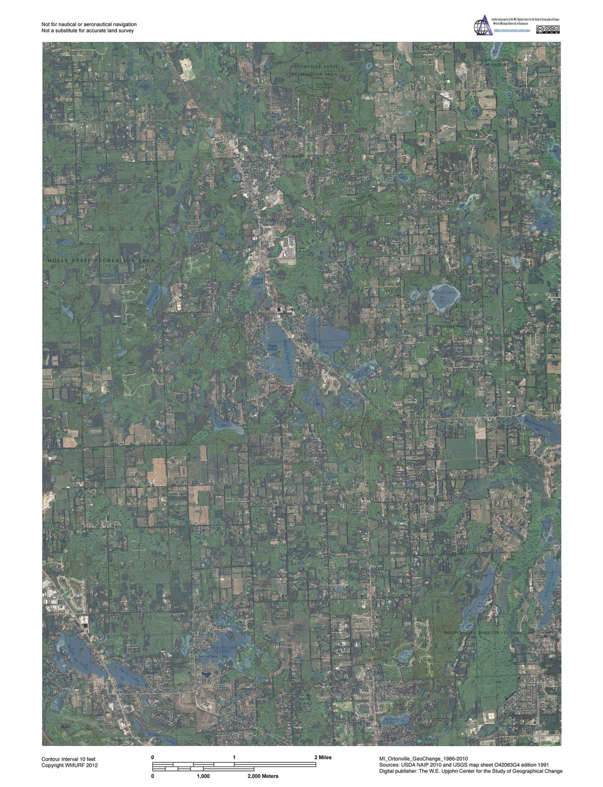 Holly Recreation Area, Michigan (Bundle) Map by Western Michigan ...