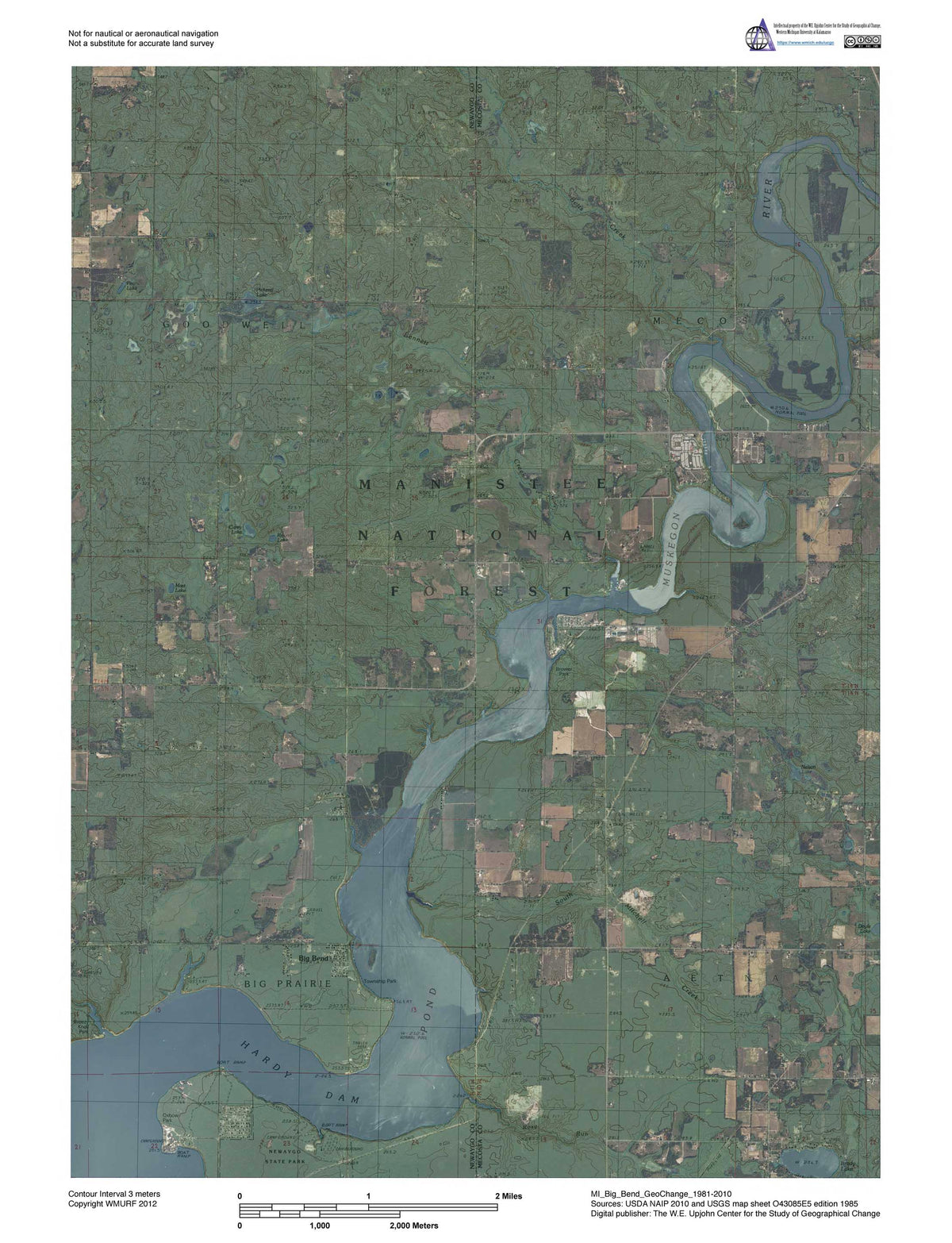 Newaygo State Park, Michigan (Bundle) Map by Western Michigan ...