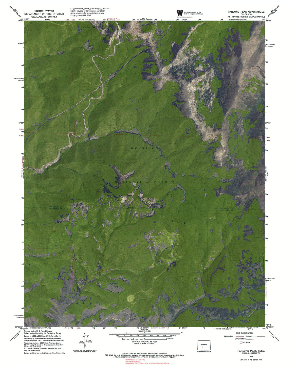 Colorado Game Management Unit 551 (Bundle) Map by Western Michigan ...