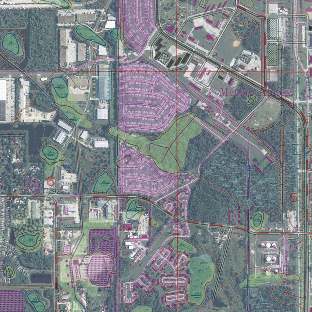 FL-PINE CASTLE: GeoChange 1950-2010 Map by Western Michigan University ...