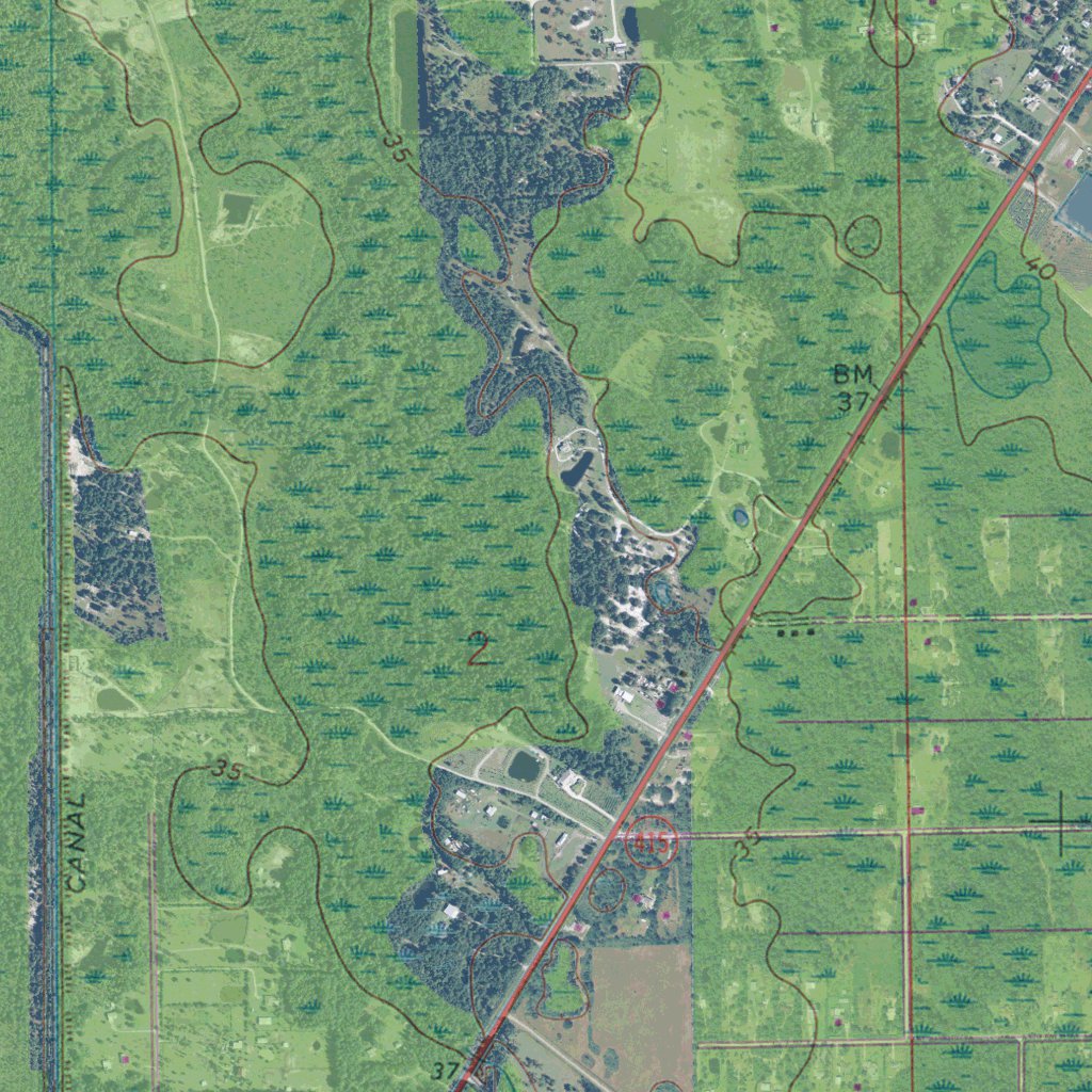 FL-LAKE ASHBY: GeoChange 1957-2010 Map by Western Michigan University ...