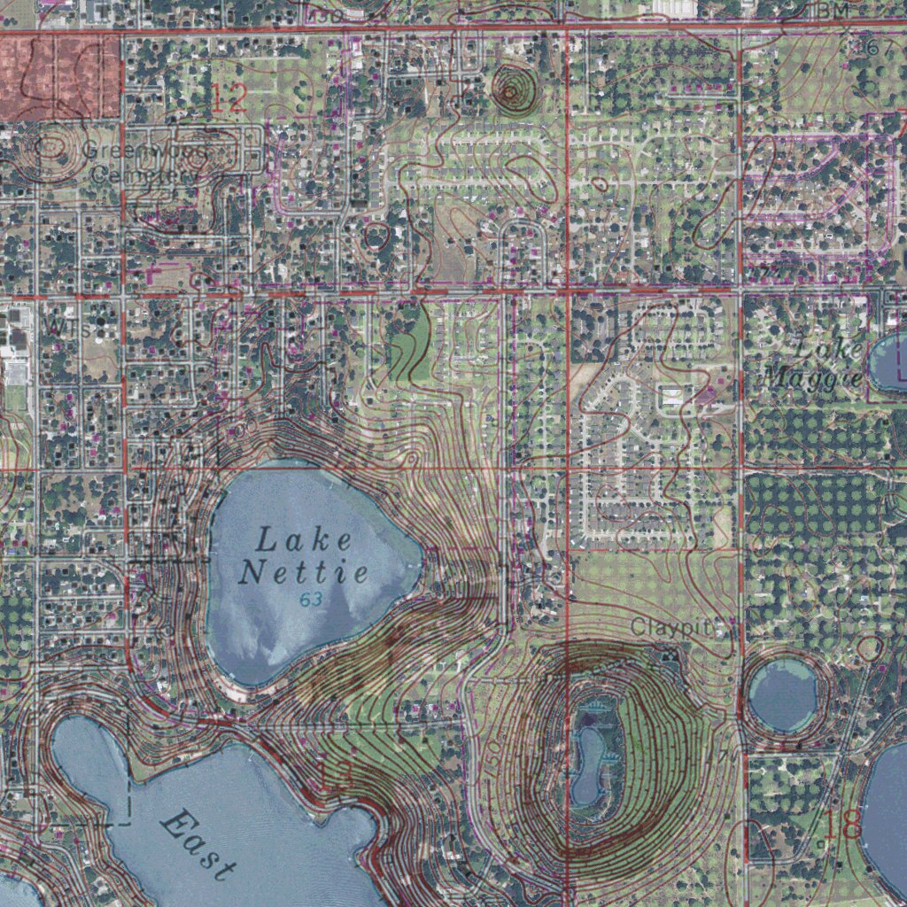 FL-EUSTIS: GeoChange 1960-2010 Map by Western Michigan University ...