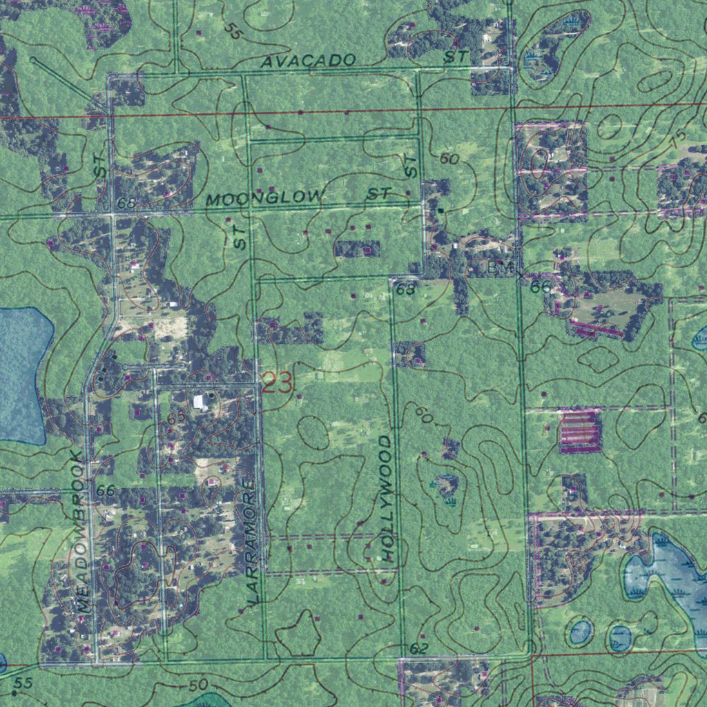 FL-ANTHONY: GeoChange 1965-2010 Map by Western Michigan University ...