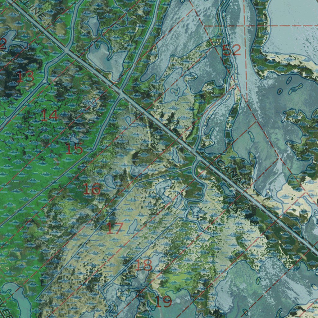 LA-VENICE: GeoChange 1971-2010 Map by Western Michigan University ...