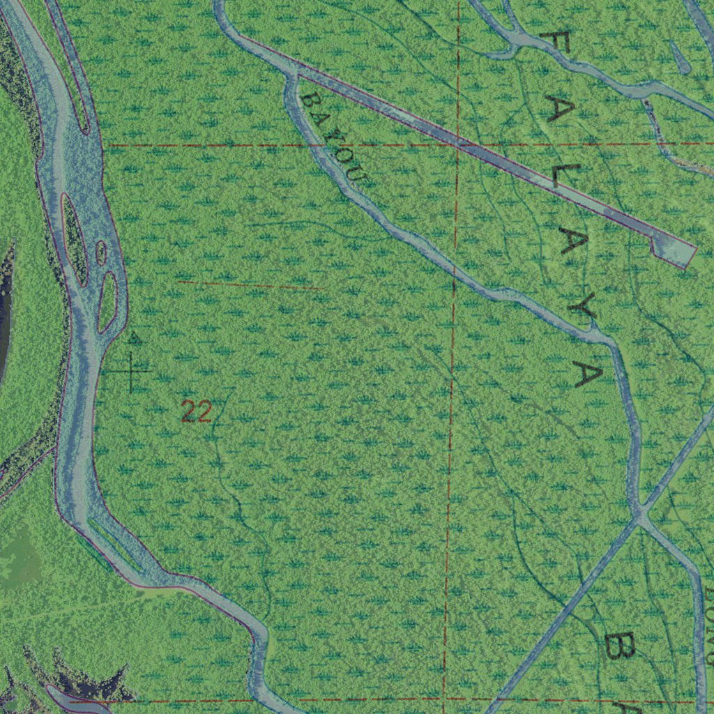 LA-TIGER ISLAND: GeoChange 1968-2010 Map by Western Michigan University ...