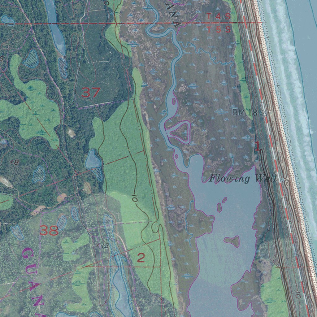 FL-SOUTH PONTE VEDRA BEACH: GeoChange 1949-2010 Map by Western Michigan ...