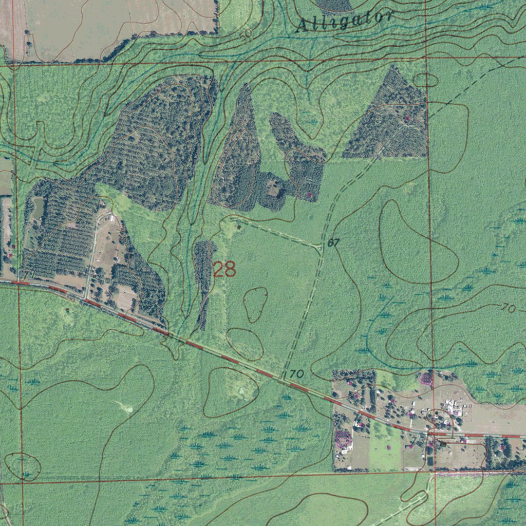 FL-HILLIARD SW: GeoChange 1970-2010 Map by Western Michigan University ...