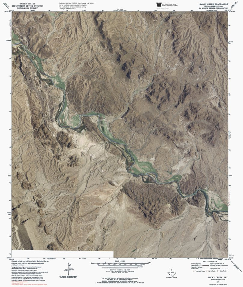TX-CHH-SMOKY CREEK: GeoChange 1970-2012 Map by Western Michigan ...