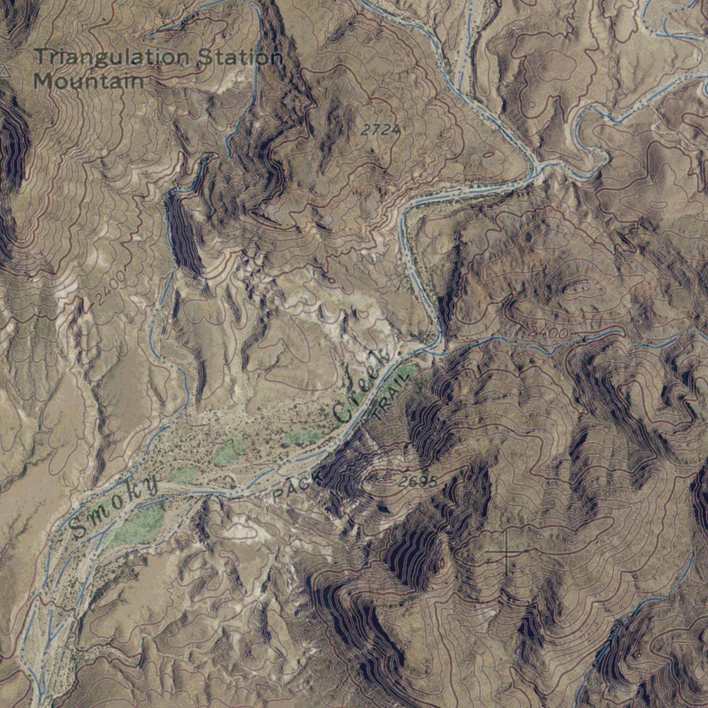 TX-CHH-SMOKY CREEK: GeoChange 1970-2012 Map by Western Michigan ...