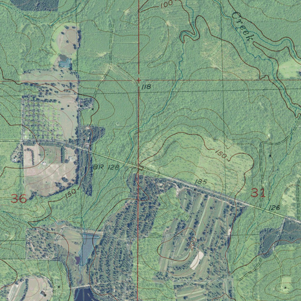 FL-WAUKEENAH: GeoChange 1951-2010 Map by Western Michigan University ...