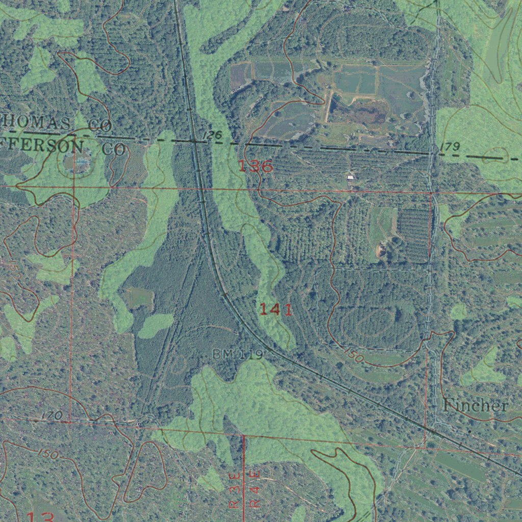 GA-FL-METCALF: GeoChange 1952-2010 Map by Western Michigan University ...