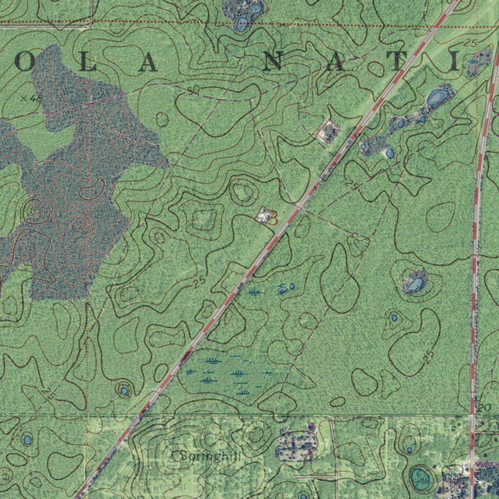 FL-LAKE MUNSON: GeoChange 1967-2010 Map by Western Michigan University ...