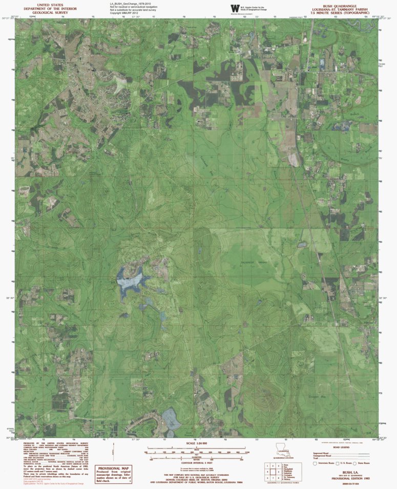 LA-BUSH: GeoChange 1978-2010 Map by Western Michigan University ...
