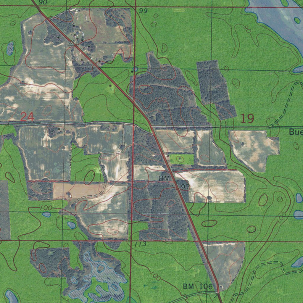 GA-FL-STEAM MILL: GeoChange 1947-2010 Map by Western Michigan ...