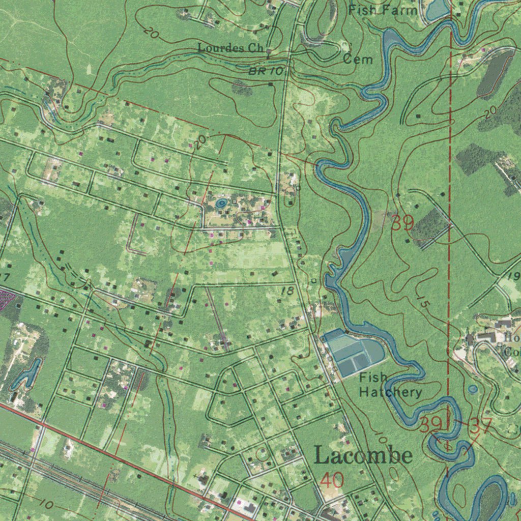 LA-LACOMBE: GeoChange 1969-2009 Map by Western Michigan University ...
