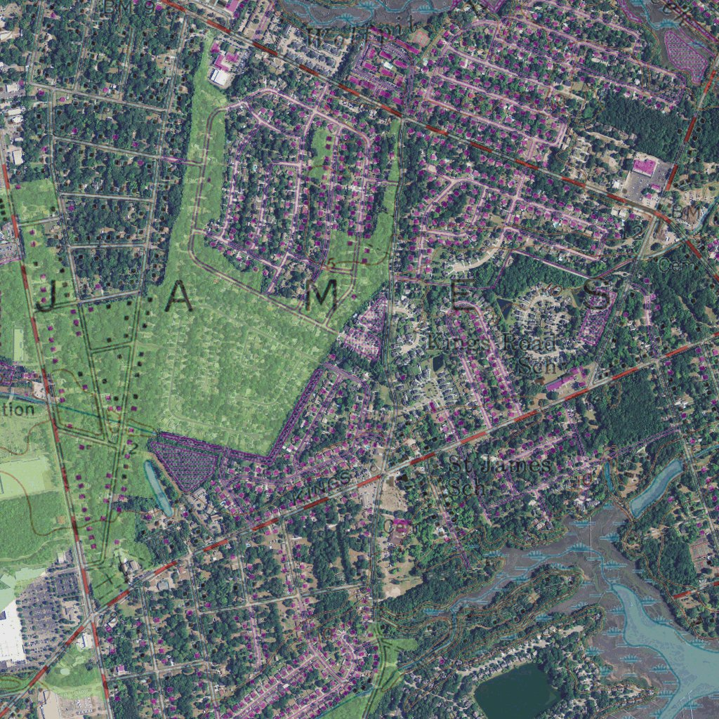SC-JAMES ISLAND: GeoChange 1957-2011 Map by Western Michigan University ...