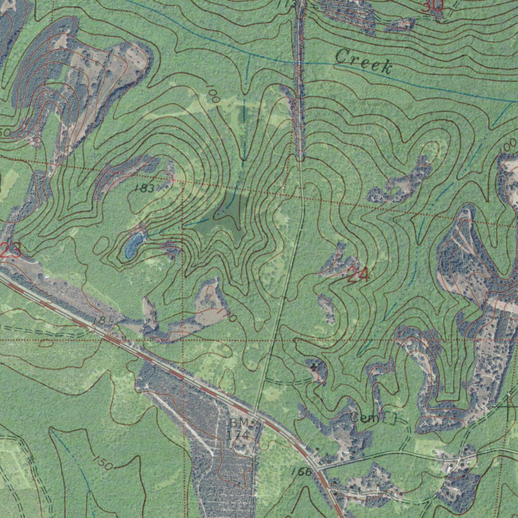 FL-LAKE TALQUIN: GeoChange 1970-2010 Map by Western Michigan University ...