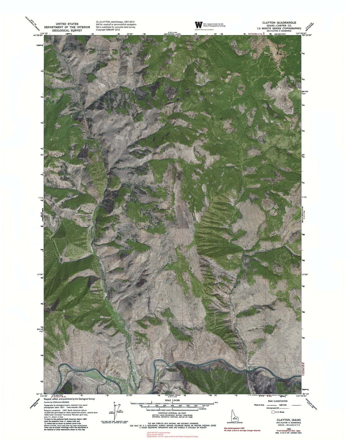 Idaho Elk Hunting Unit 36B-1 (Bundle) Map by Western Michigan ...