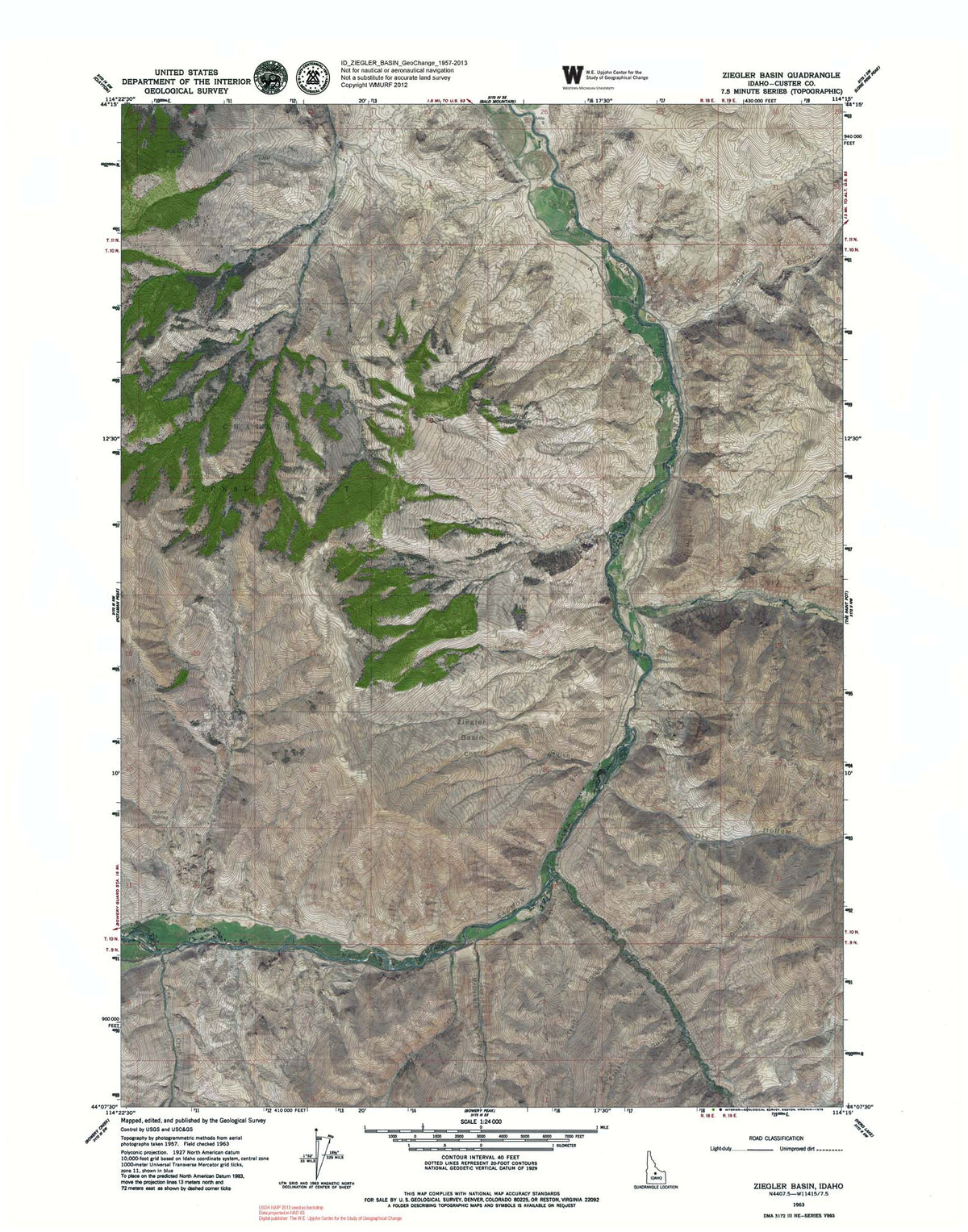 Idaho Elk Hunting Unit 36A (Bundle) Map by Western Michigan University ...