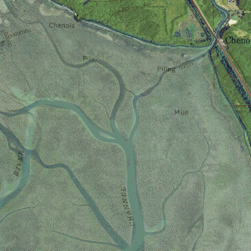WA-Copalis Crossing: GeoChange 1990-2011 Map by Western Michigan ...