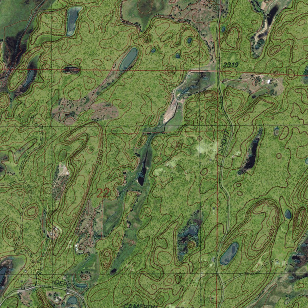 WA-Spangle West: GeoChange 1975-2011 Map by Western Michigan University ...