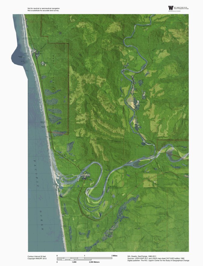 WA-Queets: GeoChange 1980-2011 Map by Western Michigan University ...