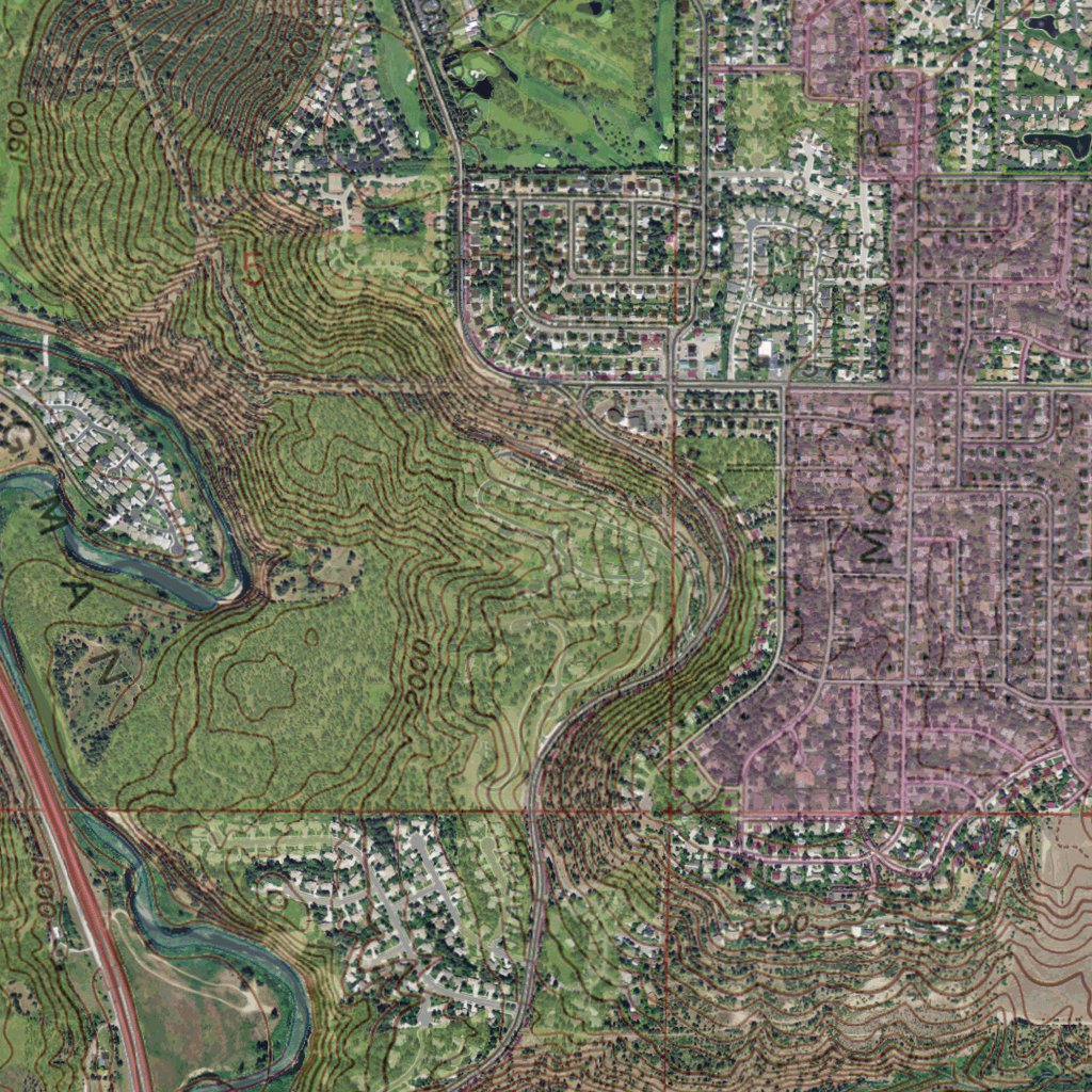 WA-Spokane SW: GeoChange 1972-2011 Map by Western Michigan University ...